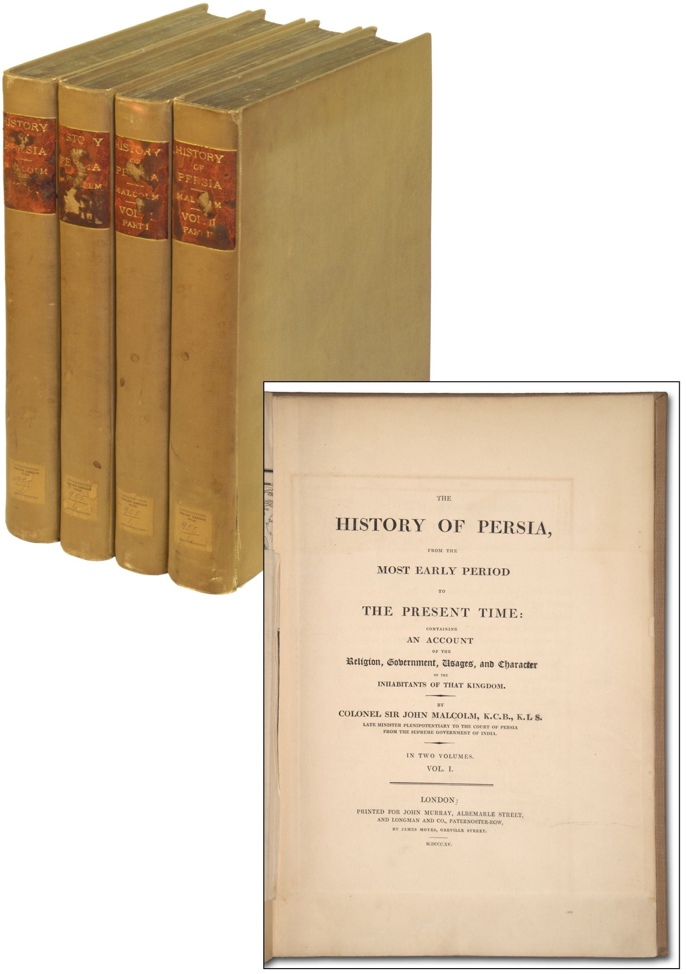 The History of Persia from the Most Early Period to the Present Time ...