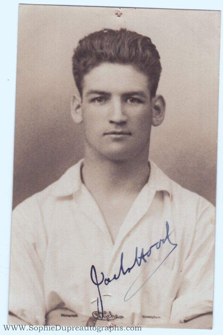 Postcard photo signed, (Jack, British Welterweight Champion Boxer 1926 ...