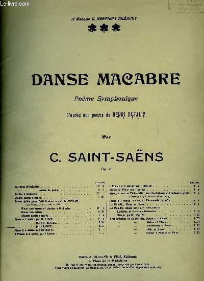 DANSE MACABRE by SAINT-SAENS C.: Sheet Music | Le-Livre