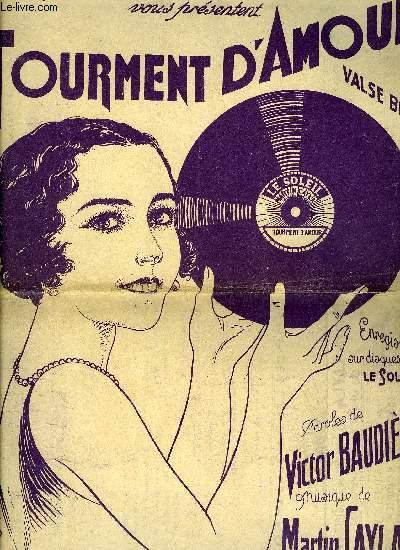 TOURMENT D'AMOUR by CAYLA Martin / BAUDIERE Victor: Sheet Music | Le-Livre
