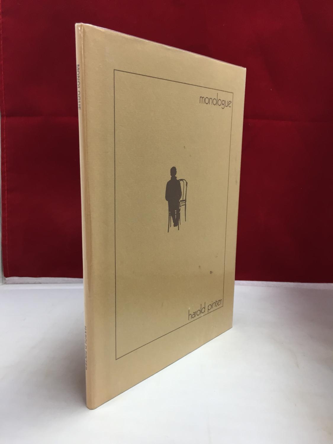 Monologue de Pinter, Harold: Near Fine + Hardcover (1973) First Edition | Cheltenham Rare Books