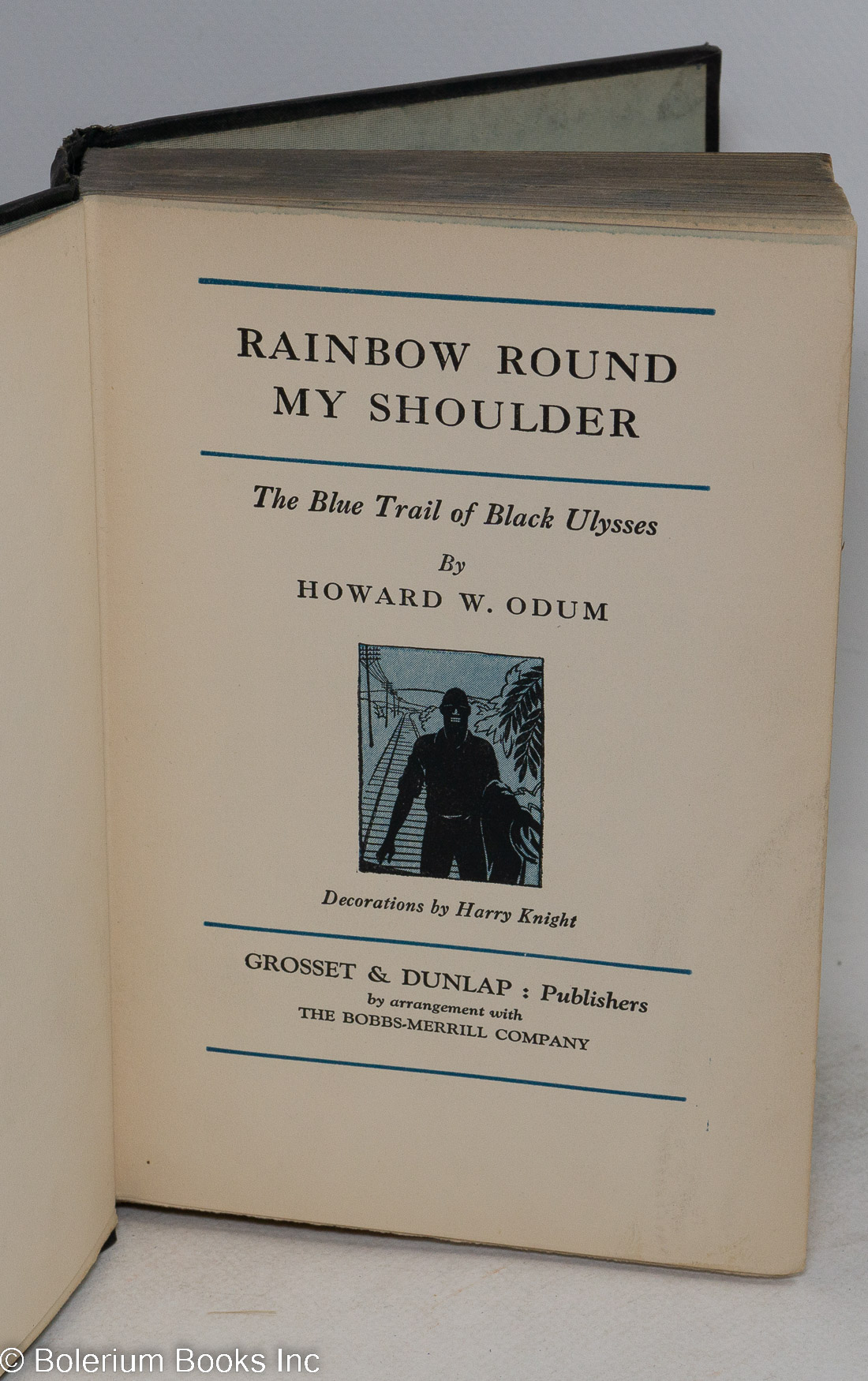 Rainbow round my shoulder; the blue trail of the black Ulysses ...