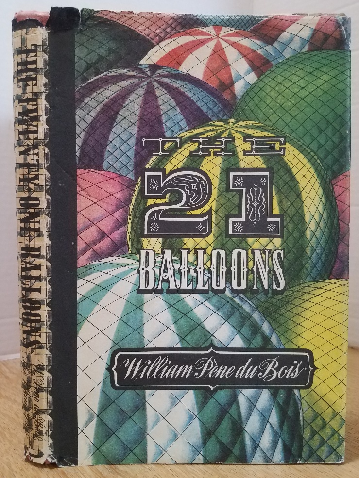 THE TWENTY-ONE BALLOONS by Pene Du Bois, William: Very Good Plus ...