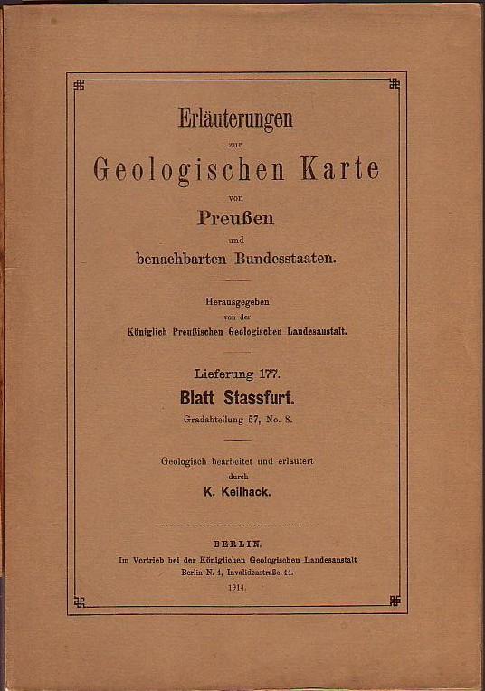 Erläuterungen zur Geologischen Karte von Preußen und benachbarten ... Erläuterungen zur Geologischen Karte von Preußen und benachbarten ...
