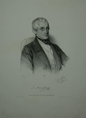 Portrait. Brustfigur nach viertelrechts. Lithographie von Dauthage. von ...