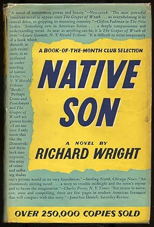 Native Son by WRIGHT, Richard: Very Good Hardcover (1960) | Between the ...