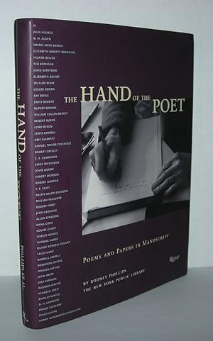 THE HAND OF THE POET Poems and Papers in Manuscript by Phillips, Rodney ...