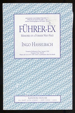 Fuhrer-Ex by HASSELBACH, Ingo: Fine Softcover (1996) | Between the ...