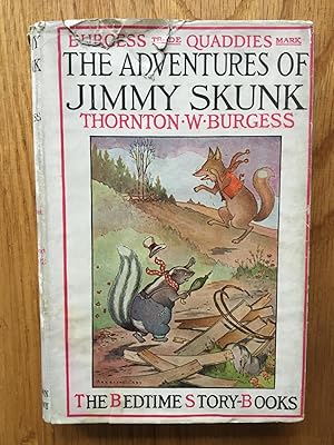 The Adventures of JImmy Skunk by Thornton W Burgess: Very Good ...
