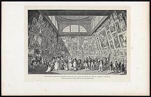 Antique Print-ROYAL ACADEMY-EXHIBITION-PAINTINGS-PARIS-FRANCE-ART ...