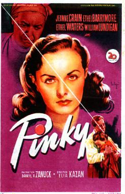 PINKY - 1949Dir ELIA KAZANCast: JEANNE CRAINETHEL BARRYMOREWILLIAM ...
