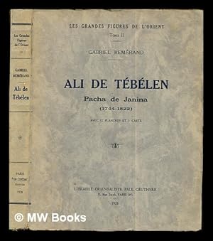 ali de tebelen pacha de janina 1744 1822, Original o primera edición ...