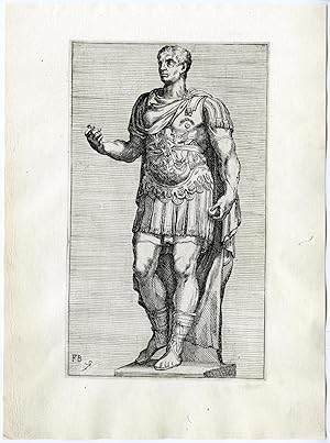 STATUE-ROME-JULIUS CAESAR-ROMAN EMPEROR-9 Francois PERRIER, 1638: (1638 ...