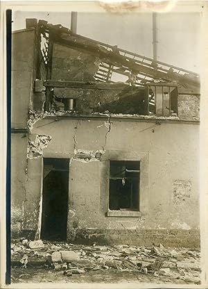 Paris, Explosion du passage de l'Orillon, 1914, Vintage silver print by ...