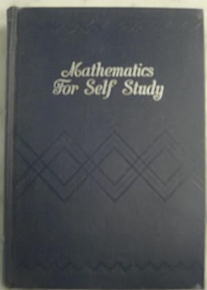 Mathematics for Self Study by J E Thompson: Good Hardcover (1931) | The ...