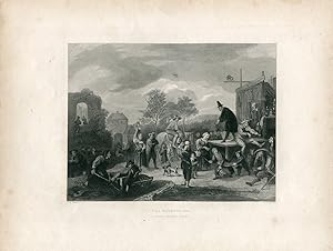 The mountebank grabado por A. Duncam sobre obra de Jan Steen 1834: Art ...