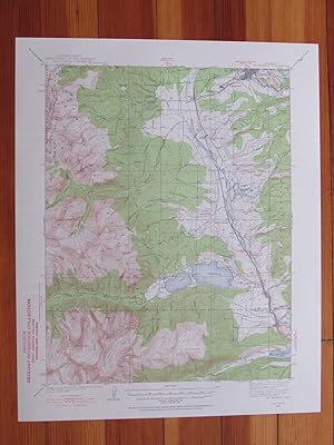 Mount Elbert Colorado 1955 Original Vintage USGS Topo Map: (1955) Map ...