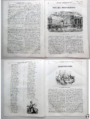 SEMANARIO PINTORESCO ESPAÑOL. Año IX, Nº 5, 4 Febrero 1844. Xilografías ...