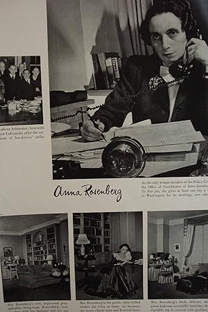 Article: Anna Rosenberg Only Woman Member of Policy Committee of the ...