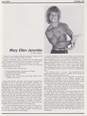 Lady Athlete Vol. 5, No. 4 and 5 Mary Ellen Jerumbo, et al (Female ...