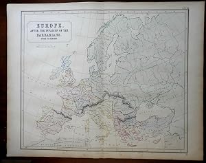Europe in the 6th Century Migration Period Franks 1855 Philip ...