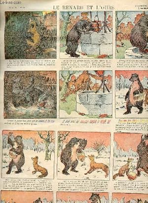 Imagerie Quantin - Série 18 n°12 - Le renard et l'ours - dessin de ...