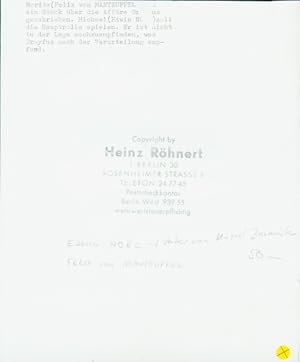 Foto Schauspieler Edwin Noël-Baumeister, Felix von Manteuffel, Moritz ...