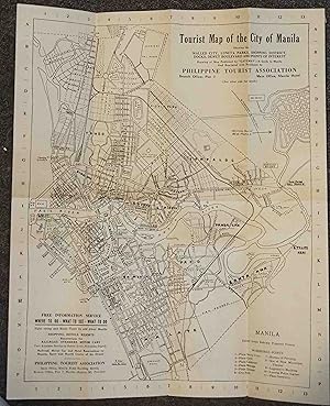 Tourist Map of the City of Manila by Philippine Tourist Association ...