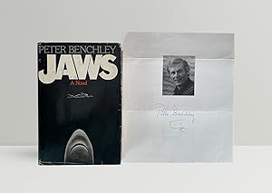 Jaws - First US Edition with SIGNED Autograph and Shark Doodle by ...