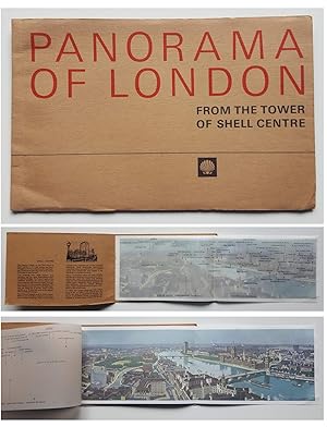 PANORAMA OF LONDON FROM THE TOWER OF SHELL CENTRE with four folding ...