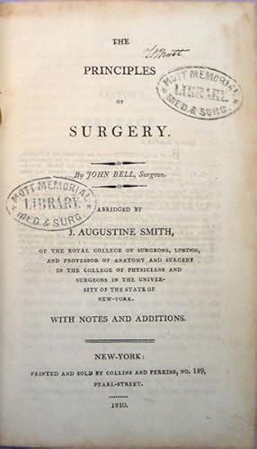 The principles of surgery. Abridged by J. Augustine Smith ... The principles of surgery. Abridged by J. Augustine Smith ...