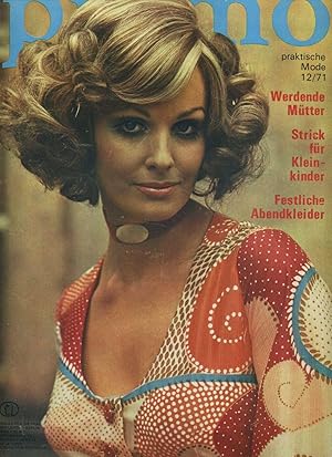 Pramo 1971. Praktische Mode. Modezeitschrift. Vollständiger Jahrgang 1970 in 12 Heften. Mit den ...