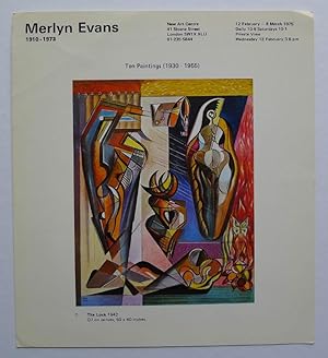Merlyn Evans. 1910-1973. ten Paintings (1930-1955). New Art Centre. 12 ...