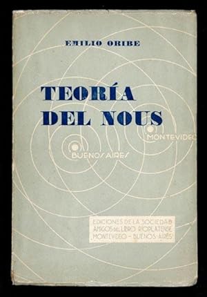 Teoría del Nous by Oribe, Emilio: (1934) First Edition. | Lirolay