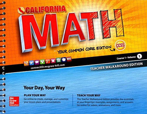 California Math - Your Common Core Edition CCSS Course 1 Volume 2 ... California Math - Your Common Core Edition CCSS Course 1 Volume 2 ...