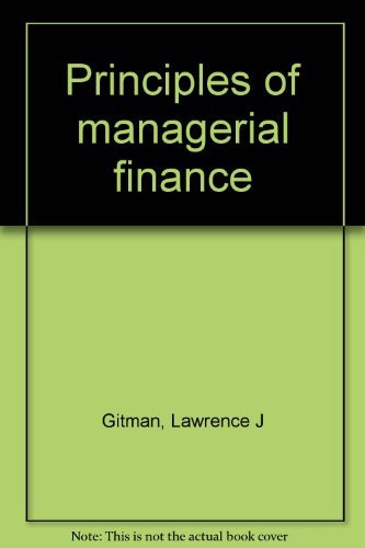principles managerial finance - Iberlibro principles managerial finance - Iberlibro