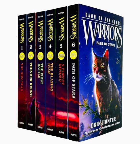 Warriors Cats Dawn of The Clans Prequel Book 1-6 Series 5 Books ...