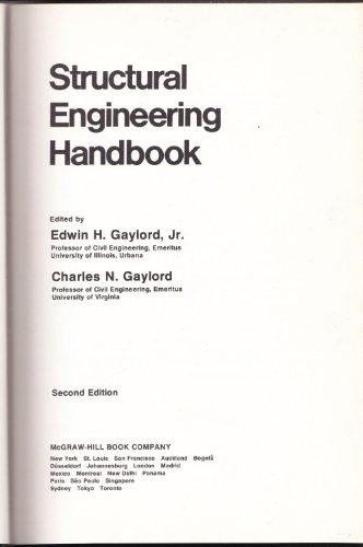 handbook structural engineering - Iberlibro handbook structural engineering - Iberlibro