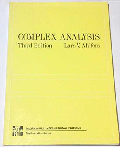 Complex Analysis an Introduction to the Theory of Analytic Functions of ... Complex Analysis an Introduction to the Theory of Analytic Functions of ...