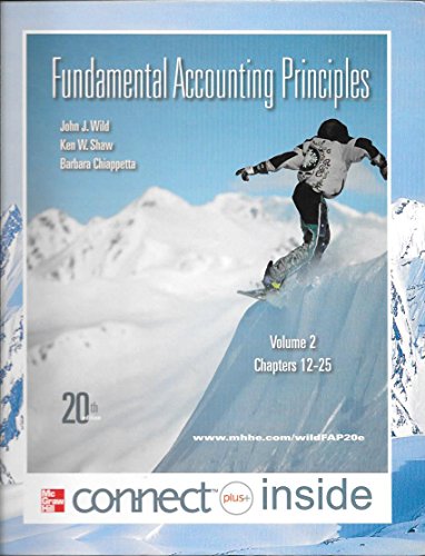 Fundamental Accounting Principles: Volume 2, Chapters 12-25 - John J ... Fundamental Accounting Principles: Volume 2, Chapters 12-25 - John J ...