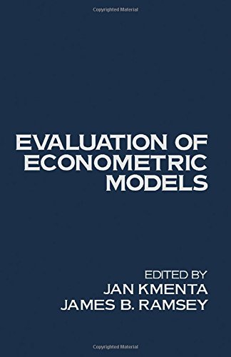 Evaluation Of Econometric Models Kmenta J 9780124165502 Abebooks