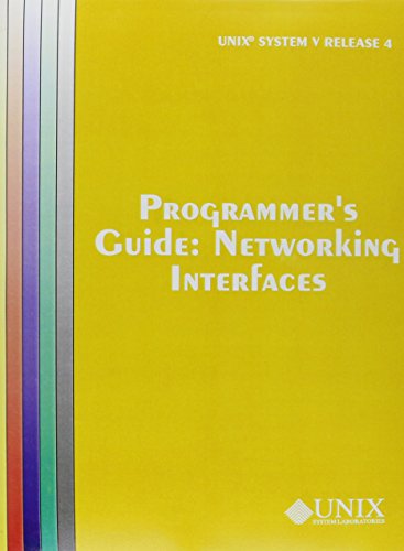 9780130206459 Unix System V Release 4 Programmers Guide Networking Interfaces Abebooks The