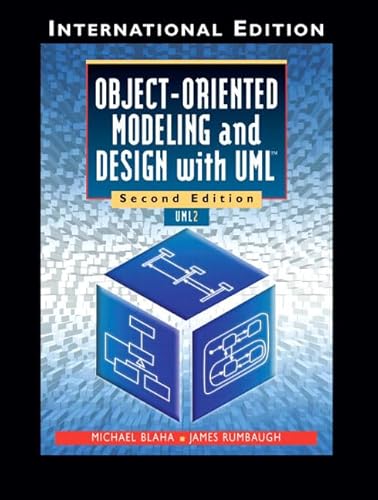 Object Oriented Modeling And Design With Uml International Edition Blaha Michael R