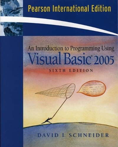 introduction programming using visual de schneider david - Iberlibro introduction programming using visual de schneider david - Iberlibro