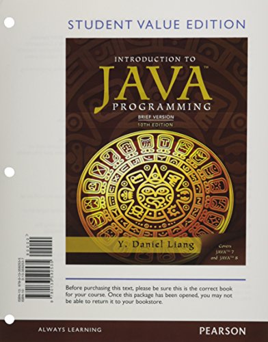 Intro Java Programming Brief - AbeBooks Intro Java Programming Brief - AbeBooks