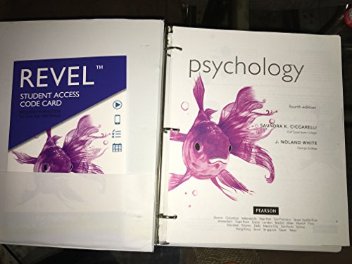 Revel Psychology Access Card by Saundra Ciccarelli - AbeBooks Revel Psychology Access Card by Saundra Ciccarelli - AbeBooks