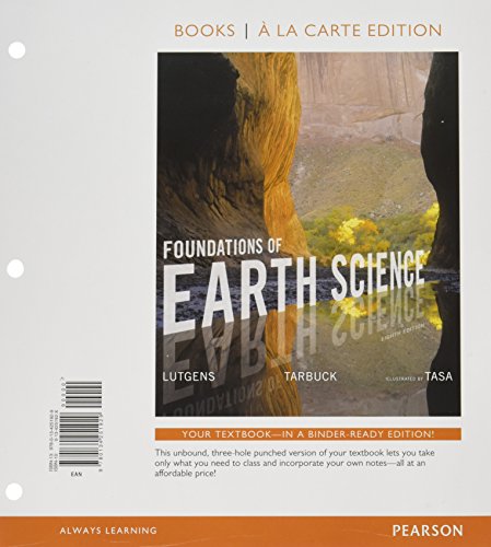 Foundations of Earth Science, Books a la Carte Plus Mastering Geology ... Foundations of Earth Science, Books a la Carte Plus Mastering Geology ...