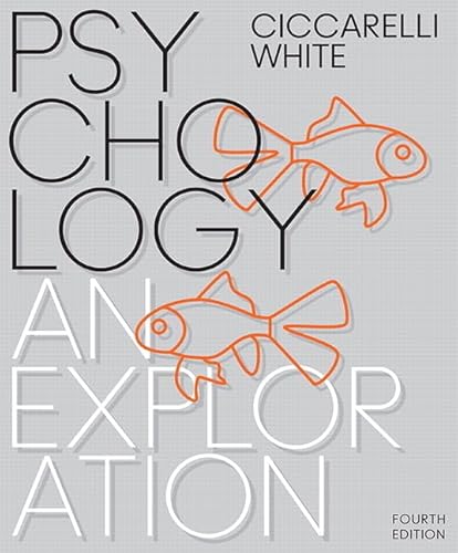 Psychology: An Exploration by Ciccarelli, Saundra; White, J.: Very Good ... Psychology: An Exploration by Ciccarelli, Saundra; White, J.: Very Good ...