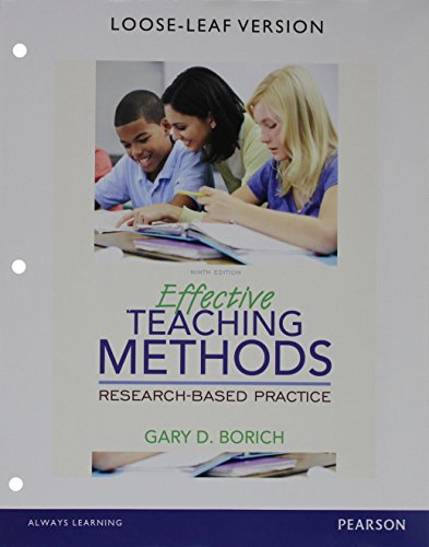 Effective Teaching Methods: Research-Based Practice with Enhanced ... Effective Teaching Methods: Research-Based Practice with Enhanced ...