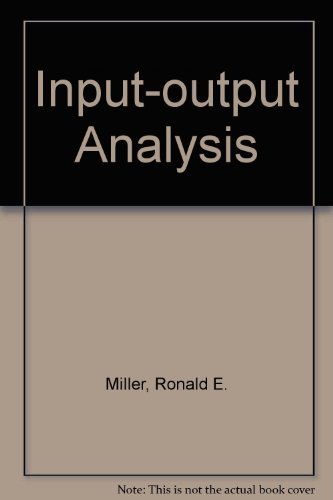 input output analysis foundations extensions - Iberlibro input output analysis foundations extensions - Iberlibro